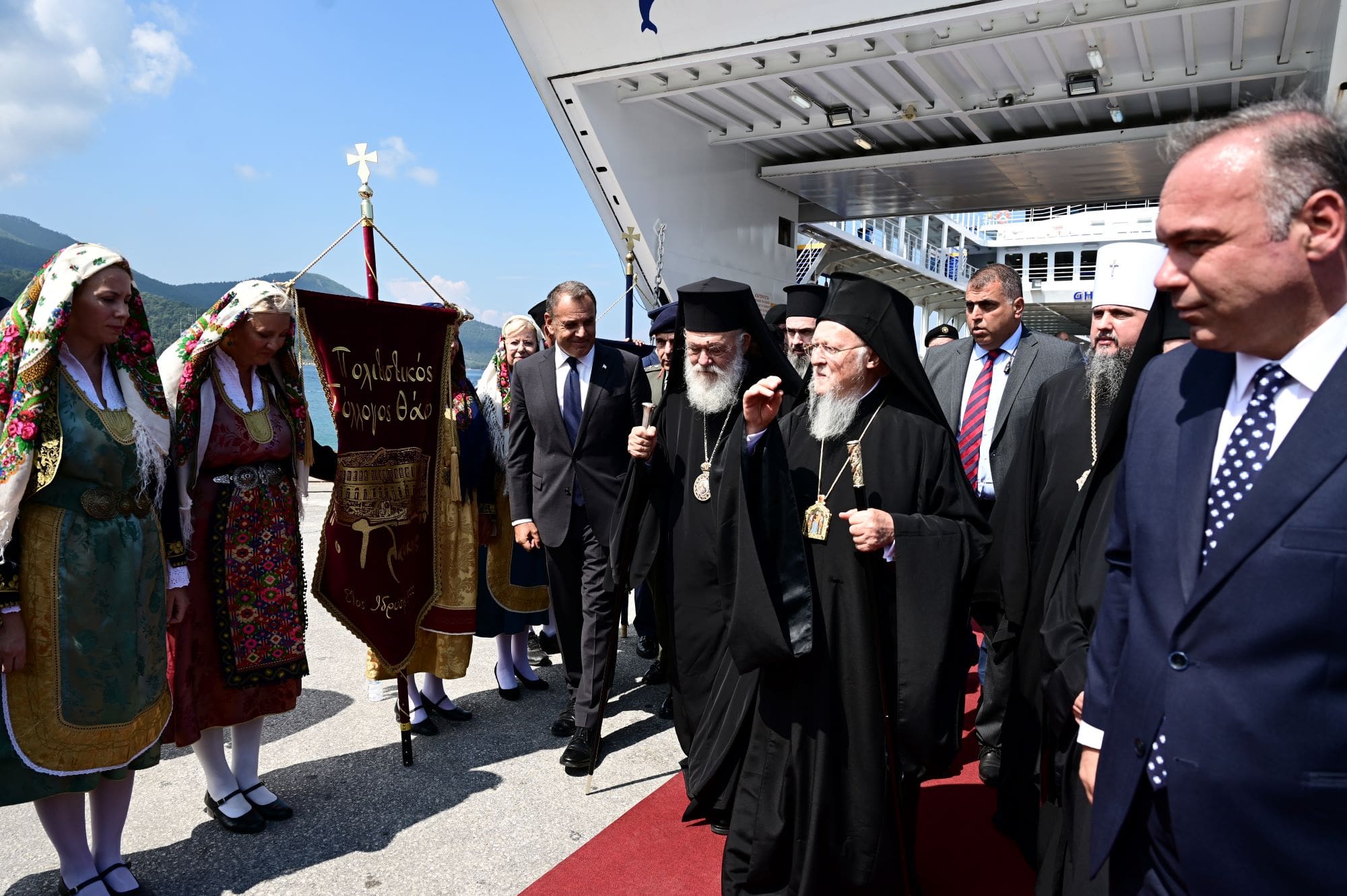 ΥΠΟΔΟΧΗ ΤΟΥ ΠΑΝΑΓΙΩΤΑΤΟΥ ΟΙΚΟΥΜΕΝΙΚΟΥ ΠΑΤΡΙΑΡΧΗ Κ.Κ. ΒΑΡΘΟΛΟΜΑΙΟΥ ΣΤΟ ...