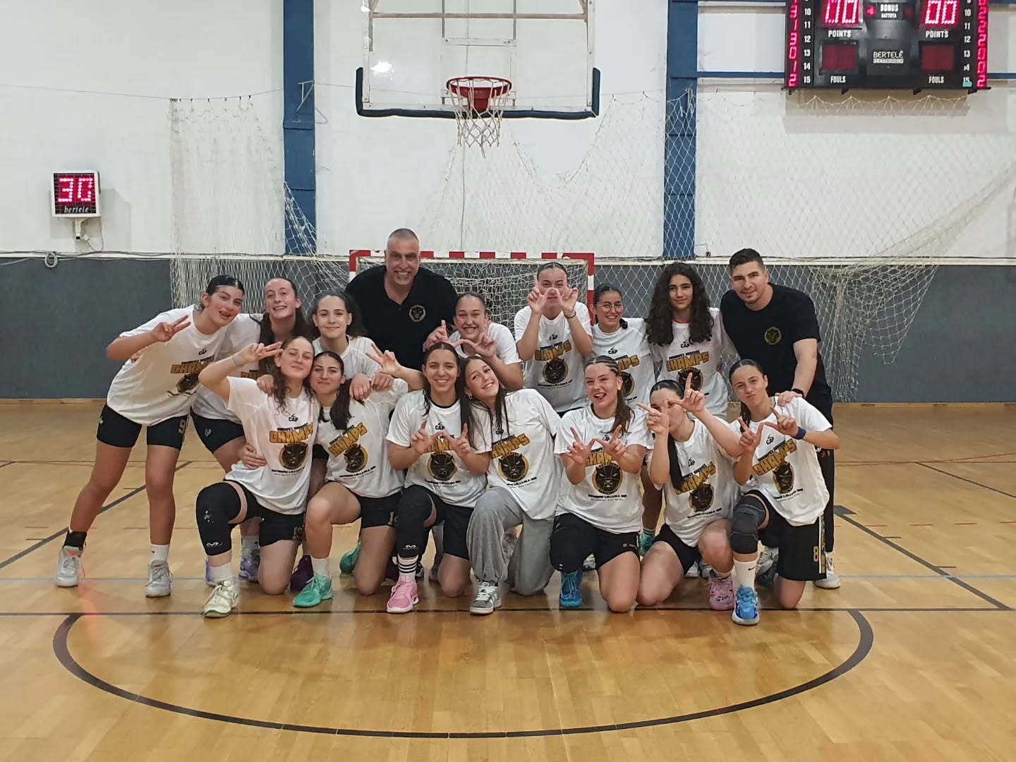 Πρωταθλήτρια ΕΚΑΣΑΜΑΘ η U16 των Πανθήρων Καβάλας - Kavala Portal